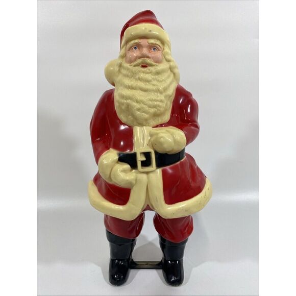 union products | Holiday | Vtg Hard Plastic Santa Claus Blow ...